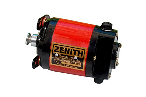 Zenith Sewing Machine Mini Motor with Foot Regulator 1/16 Hp Black ...