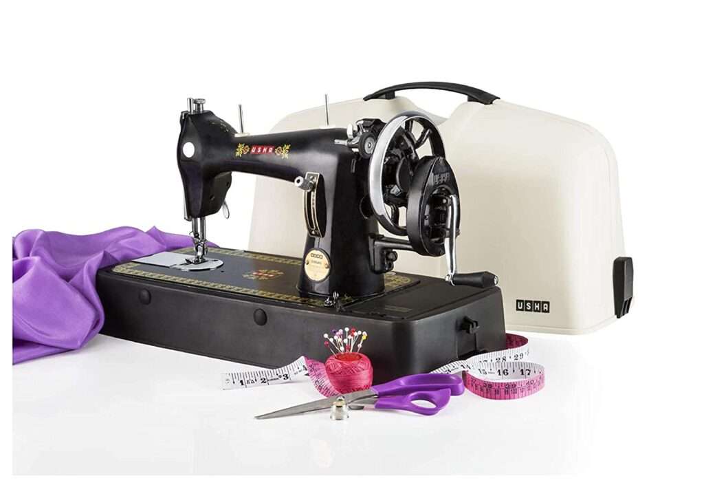 Usha Umang Half Shuttle Silai Machine with Plastic Body Cover ...