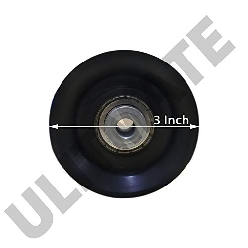 Gym Machine Pulley with Inbuilt Bush and Bearing 4 inch in Black Colour ...